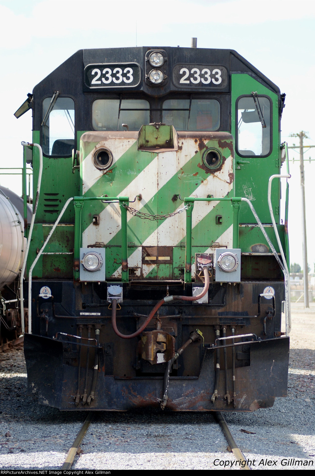 BNSF 2333 West Head-On